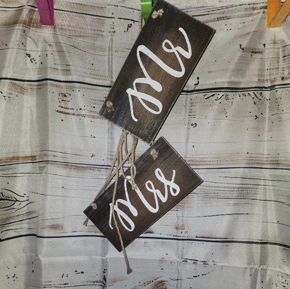 Wall Decor | Mr Mrs On A Rope | Poshmark